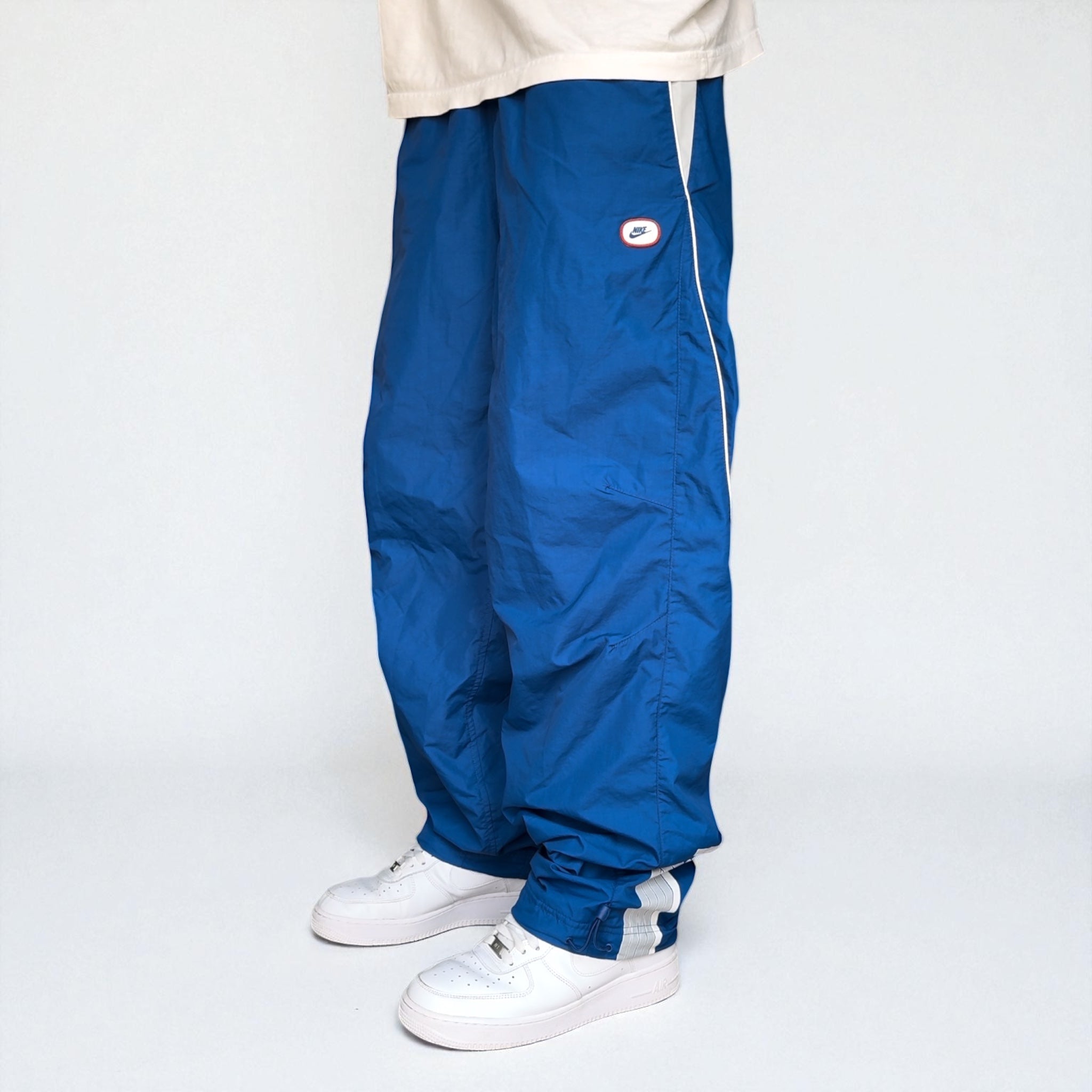 RARE 2000s Nike Trackpants Blue - (M) – Refined Retro